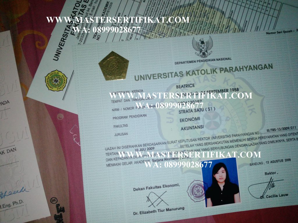 Jasa Ijazah S1-S2 - Master Sertifikat
